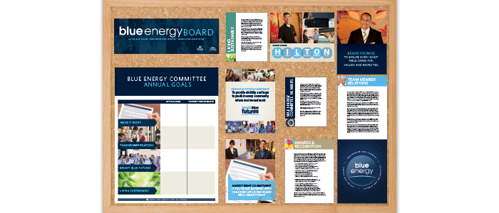 Blue Energy Scoreboard Kit | Hilton | Impact Production LA